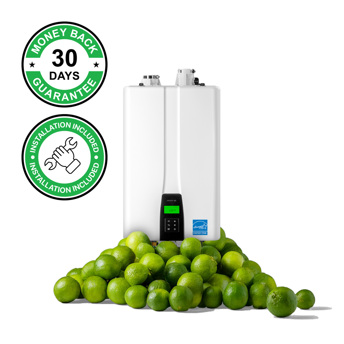 Navien Tankless Water Heater | NPE-180A2 | 8.4 GPM – Go Lime